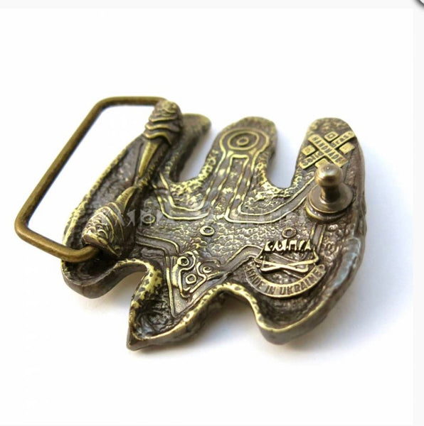Belt Buckle - "Hawk-Tryzub" – Ukieology Fashion and Decor