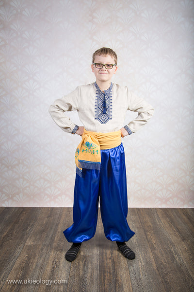 Boy's Sharovary - Blue – Ukieology Fashion and Decor