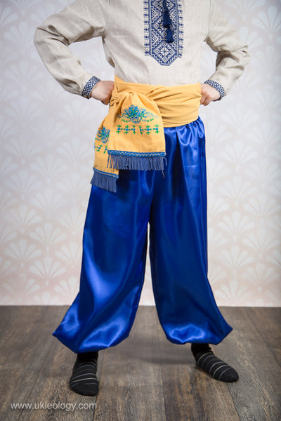 Boy's Sharovary - Blue – Ukieology Fashion and Decor